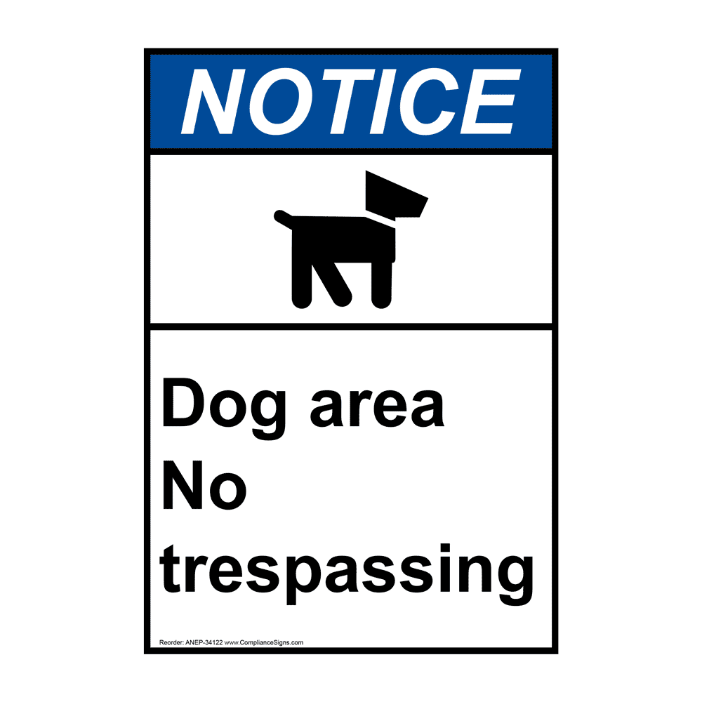 Portrait ANSI Pet Service Dog Relief Area Sign ANEP 34085 Portrait ANSI Pet Service Dog Relief Area Sign ANEP 34085