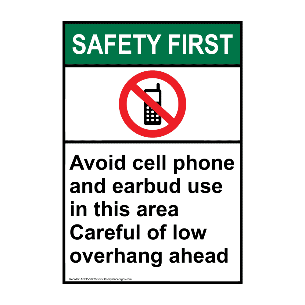 Portrait Restricted Area No Cell Phones Or Cameras Sign NHEP-50127