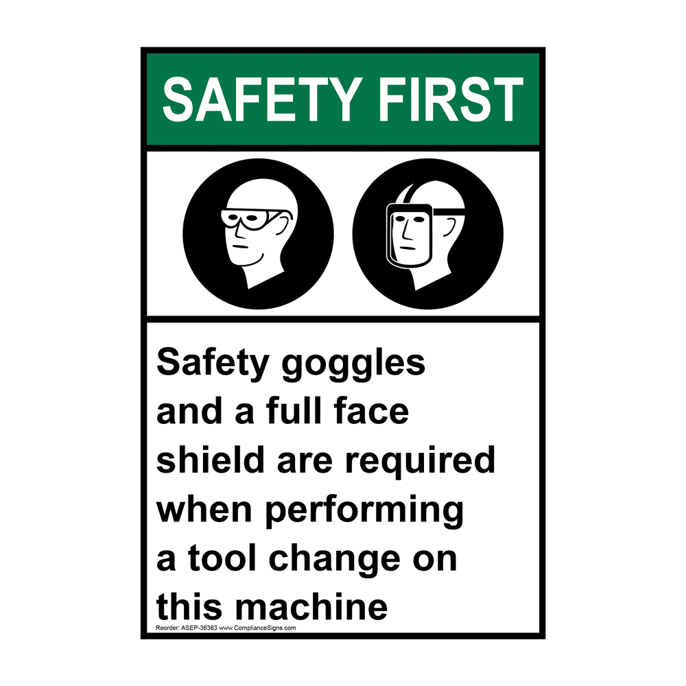 Ansi Safety Goggles Symbol