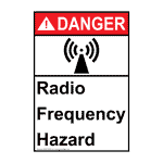 Process Hazards - ANSI Radio Frequency Signs and Labels