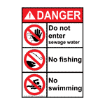 Pipeline/Utility - Waste/Sewer/Sludge Pipeline Signs and Labels