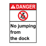 Dock Safety Signs from ComplianceSigns.com