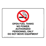 Fuel Tank Labels Safety Signs from ComplianceSigns.com