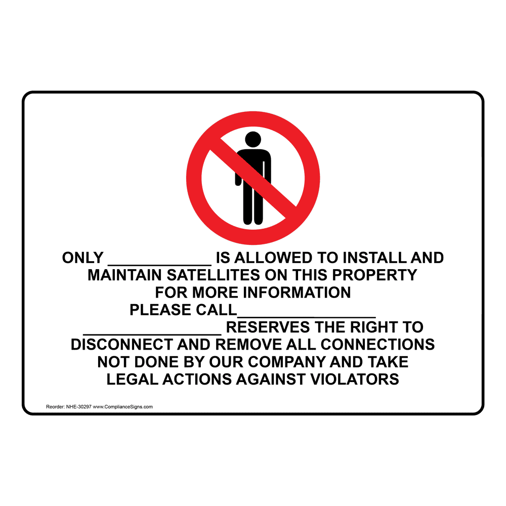 Only ____ Is Allowed To Install And Sign With Symbol NHE-30297