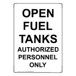 Fuel Tank Labels Safety Signs from ComplianceSigns.com