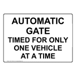 Enter/Exit - Automatic Door Signs and Labels