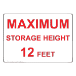 Industrial Notices - Maximum Load Capacity Signs and Labels