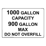 Industrial Notices - Maximum Load Capacity Signs and Labels