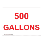 Industrial Notices - Maximum Load Capacity Signs and Labels