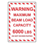 Industrial Notices - Maximum Load Capacity Signs and Labels