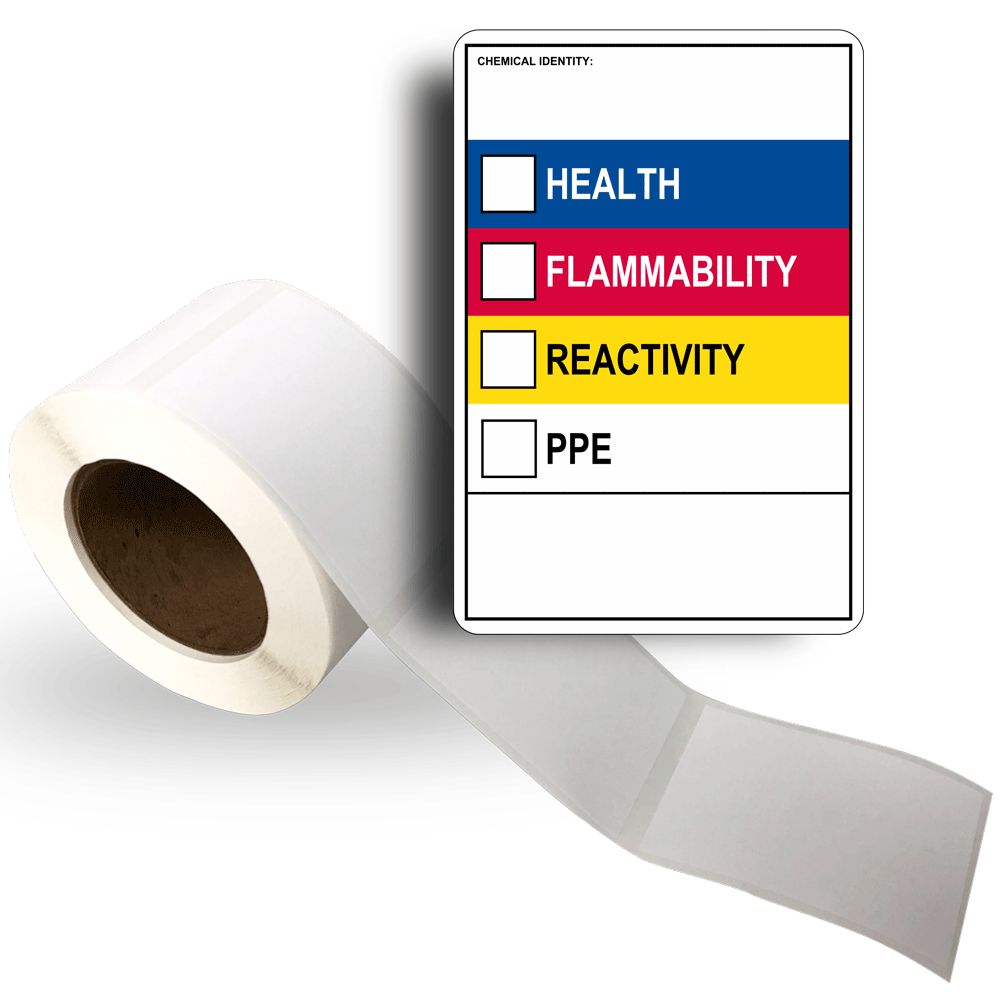 Chemical Identity: Health Flammability Roll Label LDRE-14705