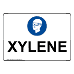 Chemical - Xylene SDS Signs and Labels