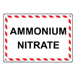 Chemical - Ammonium Nitrate SDS Signs and Labels