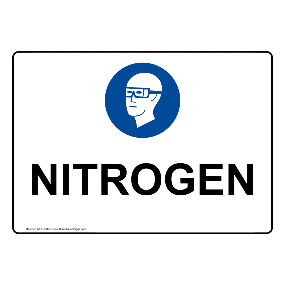 Nitrogen Sign With Symbol NHE-38627