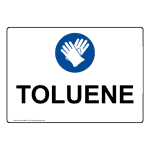 Chemical - Toluene SDS Signs and Labels