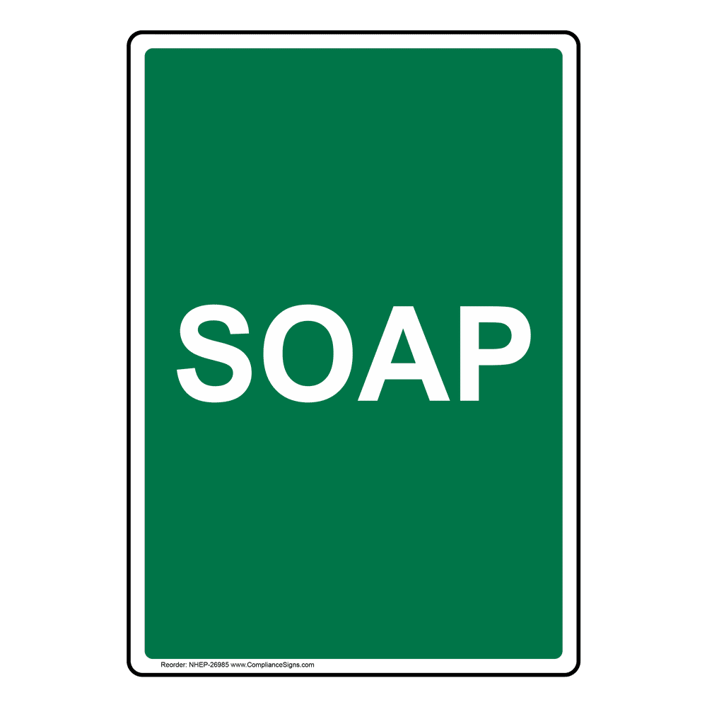 Portrait Soap Sign NHEP-26985