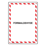 Chemical - Formaldehyde SDS Signs and Labels