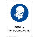 Chemical - Sodium Hypochlorite SDS Signs and Labels