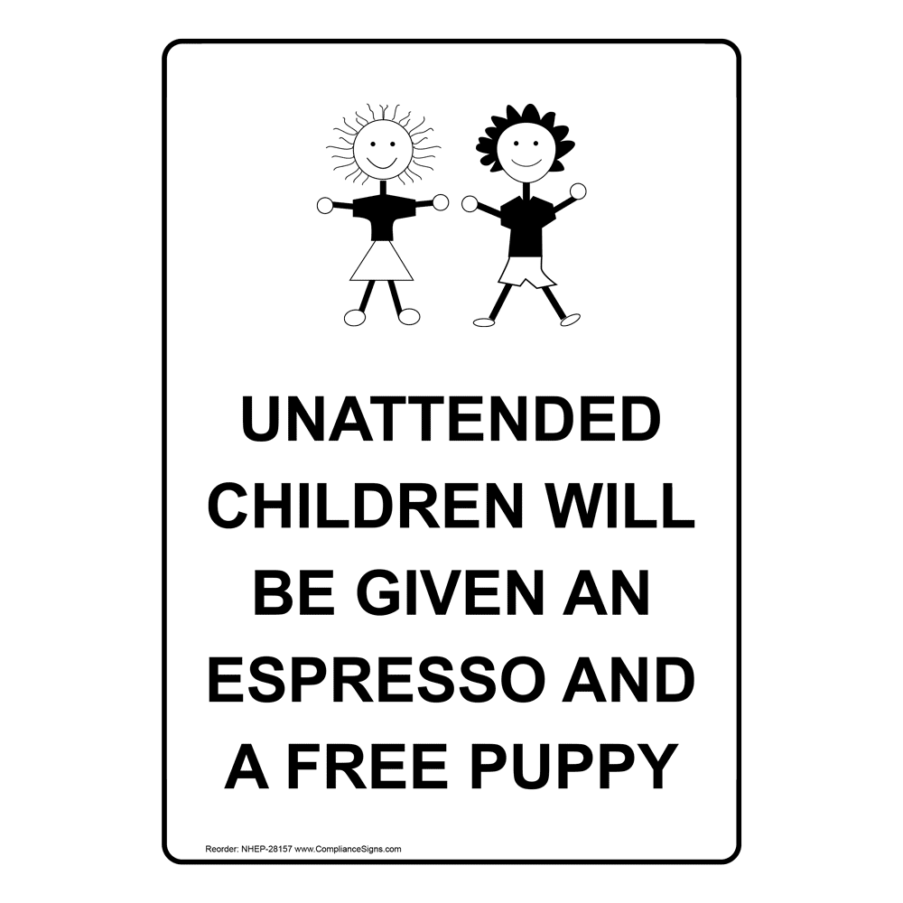 Portrait Unattended Children Will Sign With Symbol NHEP-28157