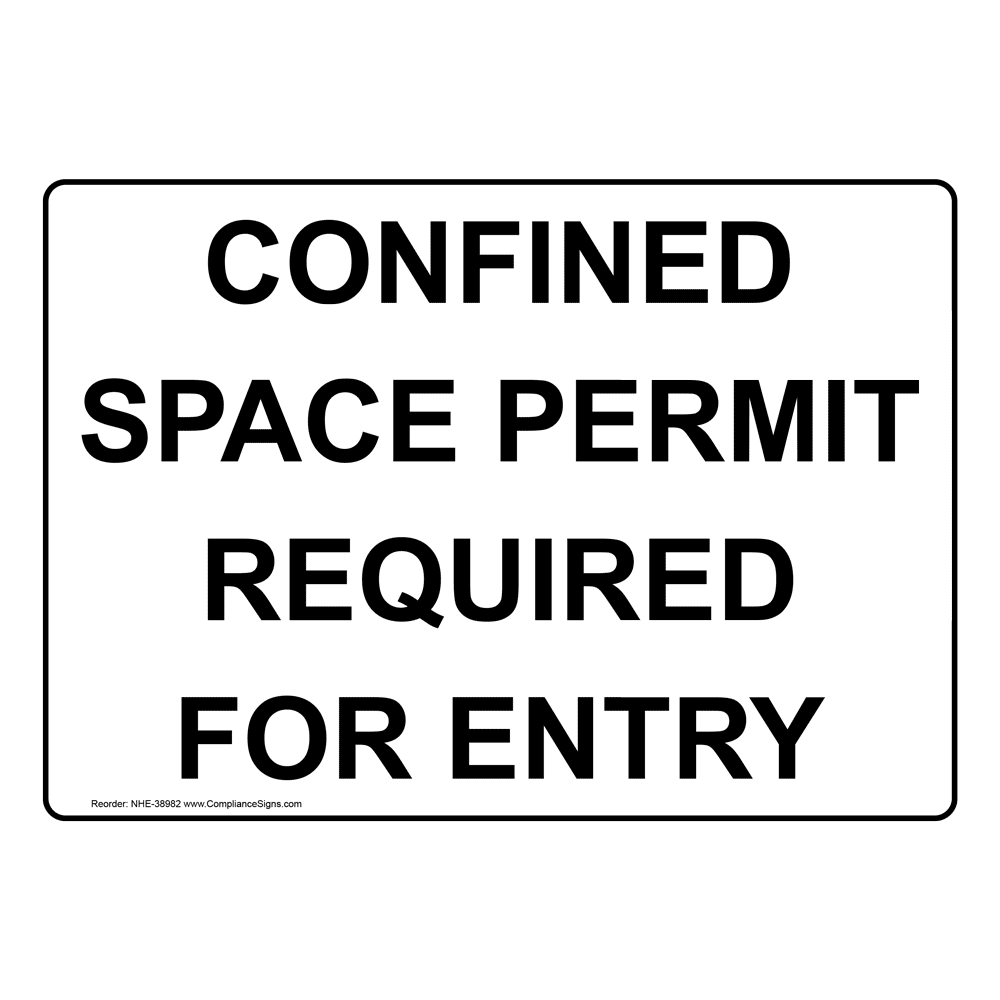 Confined Space Permit