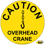 Industrial Notices - Crane Safety Signs and Labels