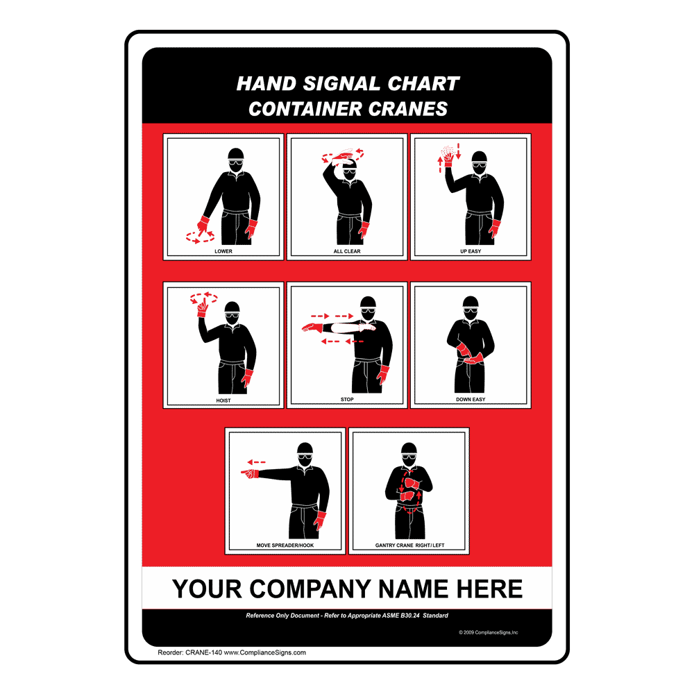 Mobile Crane Hand Signals Crane Safety Hand Signals