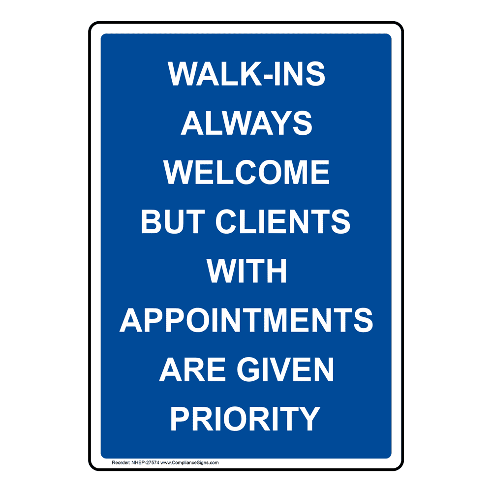 Portrait Walk-Ins Always Welcome But Clients Sign NHEP-27574