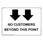 Dining / Retail / Hospitality - Customer Service Signs and Labels