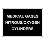 Oxygen Safety Signs from ComplianceSigns.com