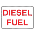 Chemical - Diesel SDS Signs and Labels