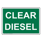 Chemical - Diesel Signs and Labels