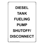 Fuel Tank Labels Safety Signs from ComplianceSigns.com