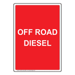 Chemical - Diesel SDS Signs and Labels
