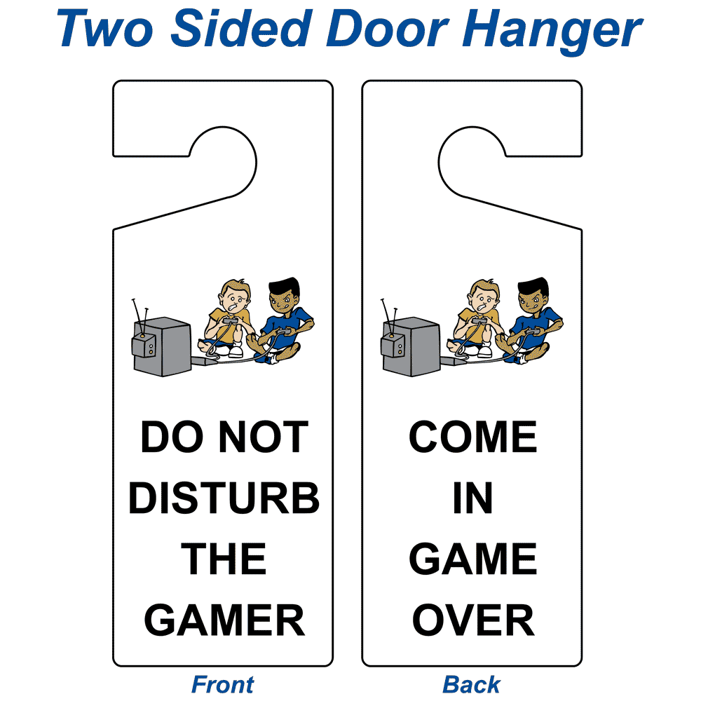 Do Not Disturb The Gamer - Come In Game Over Sign NHE-18066