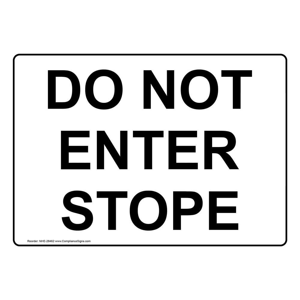 Coloring Enter Do Pages Signs Sign Stop Clipart Printable Outline Road ...