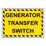 Generator Safety Signs from ComplianceSigns.com