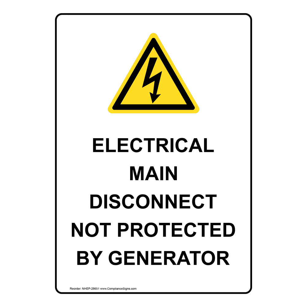 Electrical Main Disconnect