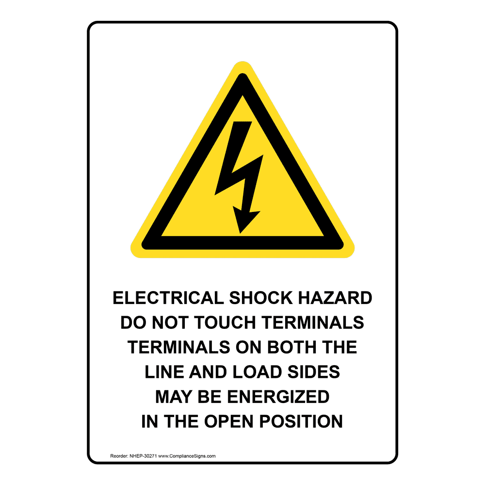 Electrical Shock Hazard Symbol