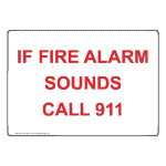 Fire/Emergency - Fire Alarm Signs and Labels