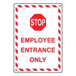 No Trespassing/Security - Restricted Access - Employees Only Signs and ...