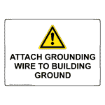 Electrical - Static & Grounding Signs and Labels
