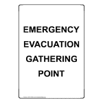 Fire/Emergency - Muster Point Signs and Labels