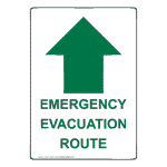 Fire/Emergency - Evacuation Route Signs and Labels
