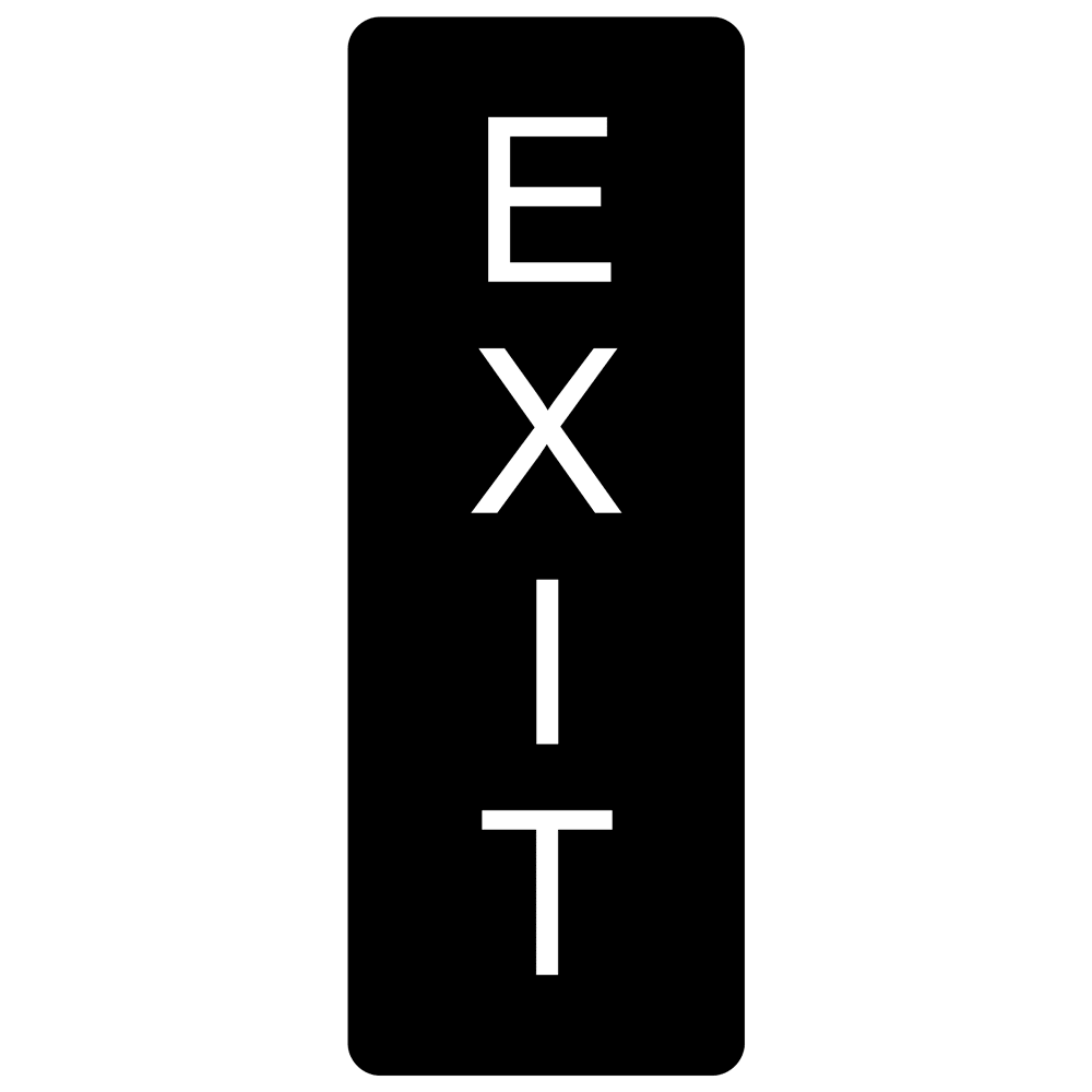 Exit Sign Template