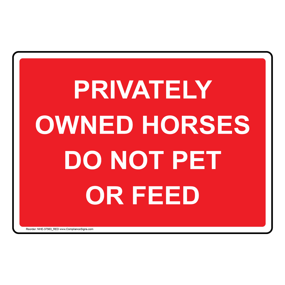 No Entry Sign Farm Signs