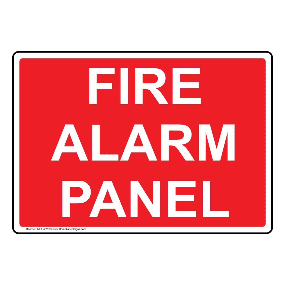 Fire Alarm Control Panel Signs Fire Fighting Equipmen - vrogue.co