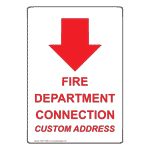Fire/Emergency - Fire Department Connection (FDC) Signs and Labels