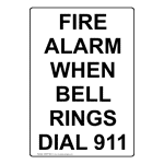 Fire/Emergency - Emergency Contact Signs and Labels