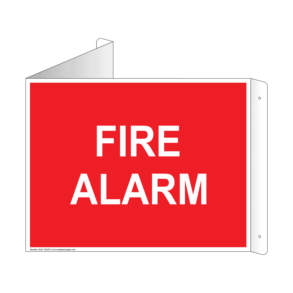 Fire Alarm Sign NHE-13822Tri Fire Safety / Equipment
