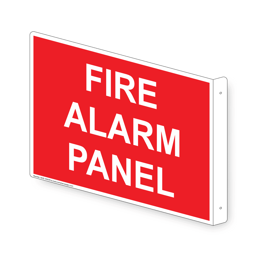 Fire Alarm Panel Sign NHE-16503Proj Fire Safety / Equipment